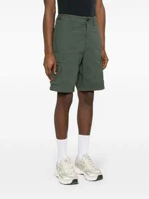 Stone Island Taffeta Cargo Shorts - Green