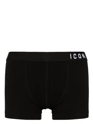 Dsquared2 Icon Cotton-blend Trunks - Black