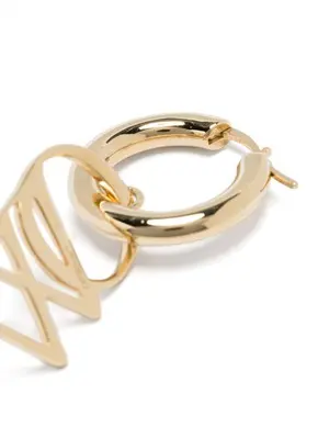 Off-White Ow Drop Earrings