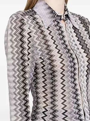 Missoni Chevron-print Lurex Shirt