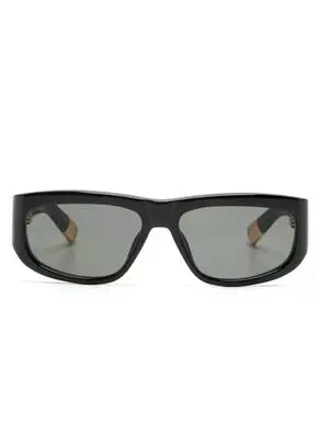 Jacquemus Rectangle-frame Sunglasses - Black