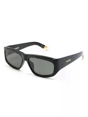 Jacquemus The Pilota Sunglasses - Black