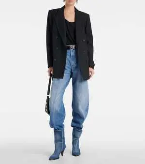 Isabel Marant Étoile Rouxa Denim Ankle Boots - Blue
