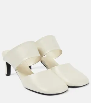 JIL SANDER Leather Pumps - White