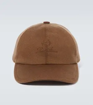 Loro Piana Loro Piana Cashmere Baseball Cap Brown