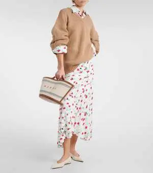 Marni Tropicalia Small Canvas Tote Bag