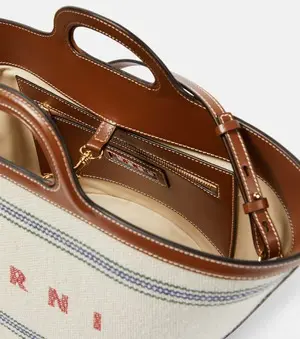 Marni Tropicalia Small Canvas Tote Bag