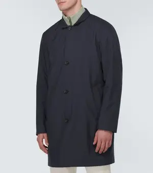 Loro Piana Sebring Technical Coat - Blue