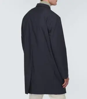 Loro Piana Sebring Technical Coat - Blue