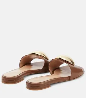 GIANVITO ROSSI Sphera Leather Mules