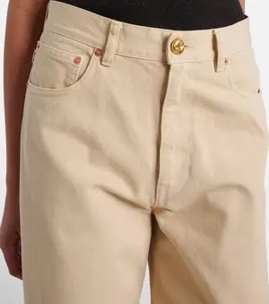 BLAZÉ MILANO Java High-rise Wide-leg Jeans - Beige