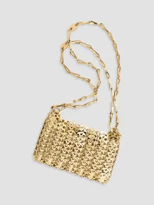 Rabanne 1969 Nano Shoulder Bag - Light Gold