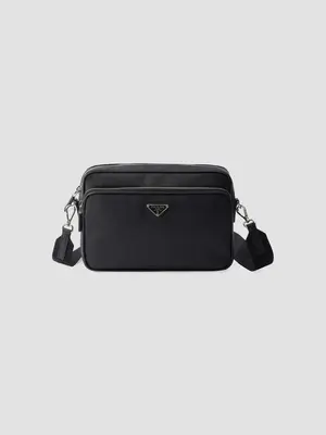 Prada Saffiano Leather Shoulder Bag - Black