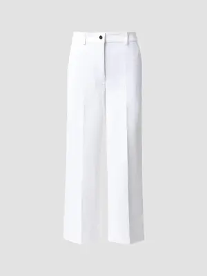Akris Chiara High-rise Stretch Wide Jeans