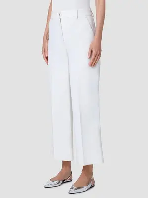 Akris Chiara High-rise Stretch Wide Jeans