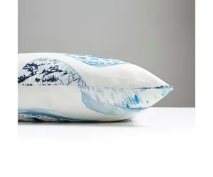 SCALAMANDRE Coquina Pillow - Porcelain