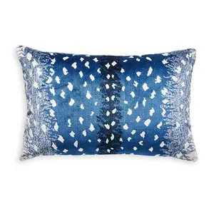 SCALAMANDRE Antelope Lumbar Pillow Midnight