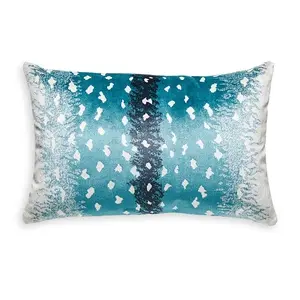 SCALAMANDRE Antelope Lumbar Pillow - Peacock