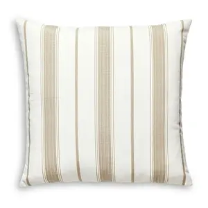 SCALAMANDRE Sconset Outdoor Decorative Pillow, 22 X 22 - Beige