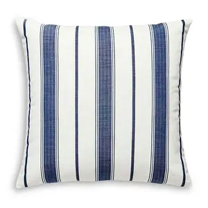 SCALAMANDRE Sconset Outdoor Decorative Pillow, 22 X 22 Blue
