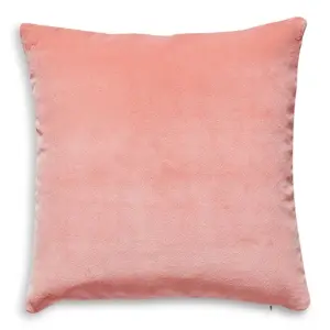 SCALAMANDRE Torino Velvet Decorative Pillow, 22 X 22 Blush