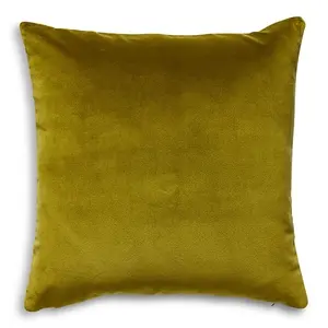 SCALAMANDRE Torino Velvet Decorative Pillow, 22 X 22 Moss