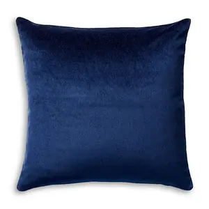 SCALAMANDRE Bay Velvet Outdoor Pillow - Navy