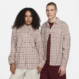 Nike Sb Long-sleeve Flannel Skate Button-up Shirt
