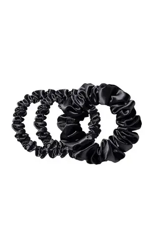 Slip Scrunchies Set Of 3 - Black