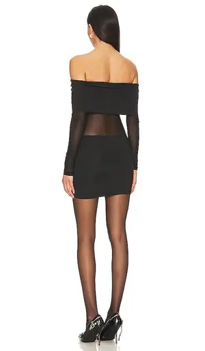 Superdown Elmina Sheer Mini Dress