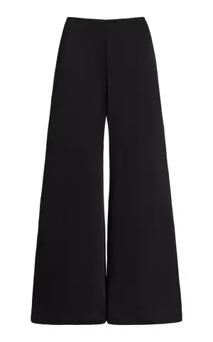 LESET Barb Satin Wide-leg Pants