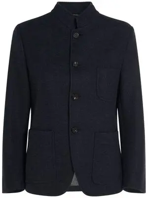 Loro Piana Spagna Cashmere Blend Jacket Navy