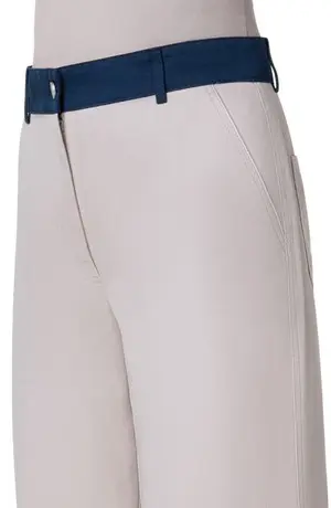 Akris Chiara Crop Wide Leg Pants