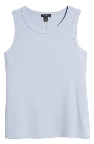 Halogen Fitted Ribbed Tank Top