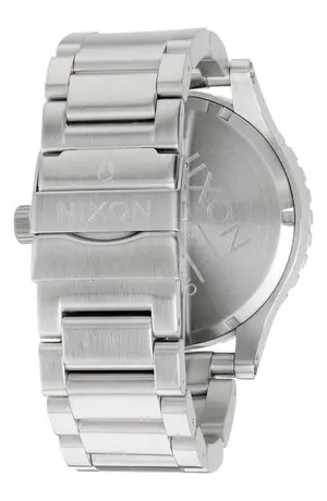 Nixon 51-30 Chronograph Bracelet Watch - Silver / Midnight