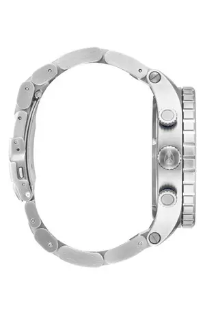 Nixon 51-30 Chronograph Bracelet Watch - Silver / Midnight