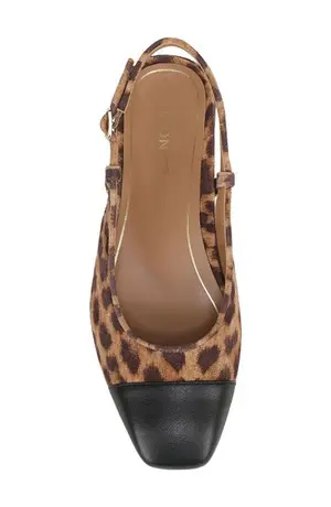 Vionic Petaluma Slingback Flat - Tan Leopard