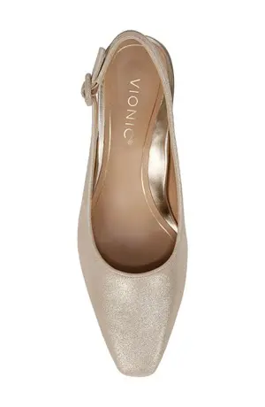 Vionic Perris Slingback Pump - Gold