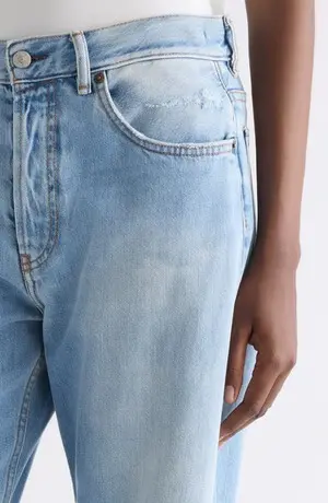 Acne Studios Loose Fit Wide-leg Jeans - Light Blue