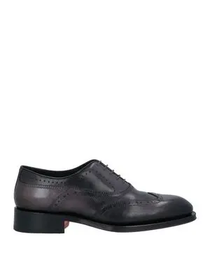 Santoni Goodyear Leather Oxford Lace-up Shoes