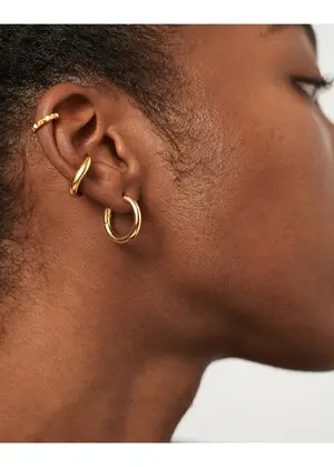 MISSOMA 18kt -plated Hoop Earrings