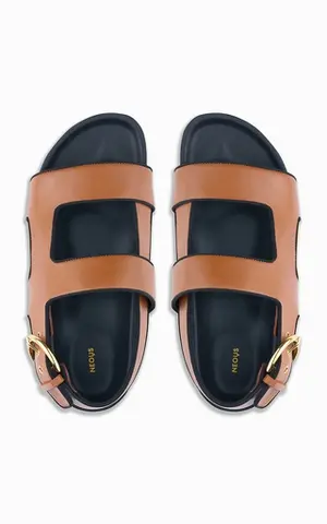 NEOUS Cher Platform Leather Sandals