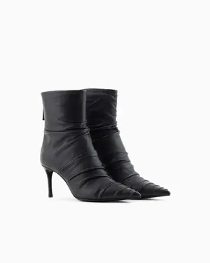 Giorgio Armani Nappa Leather Ankle Boots