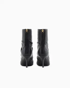 Giorgio Armani Nappa Leather Ankle Boots