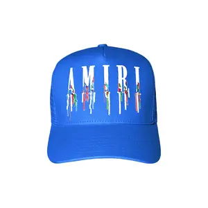 Amiri Paint Drip Core Logo Trucker - Blue