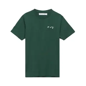 Off-White Logo Slim Tee 'dark - Green