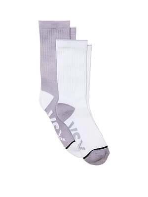 Victoria's Secret Vsx Crew Socks - Black