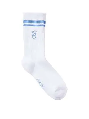 Victoria's Secret VSX 2-Pack Crew Socks White,ivory