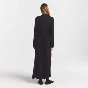 SKIMS Long Robe | Black | | Soft Lounge - Onyx