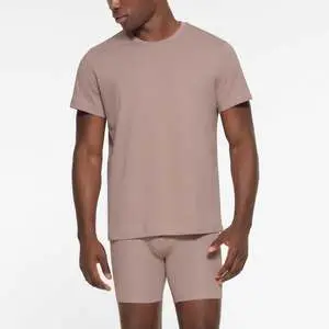 SKIMS Mens Classic T Shirt | Black | 5x | Cotton Fawn
